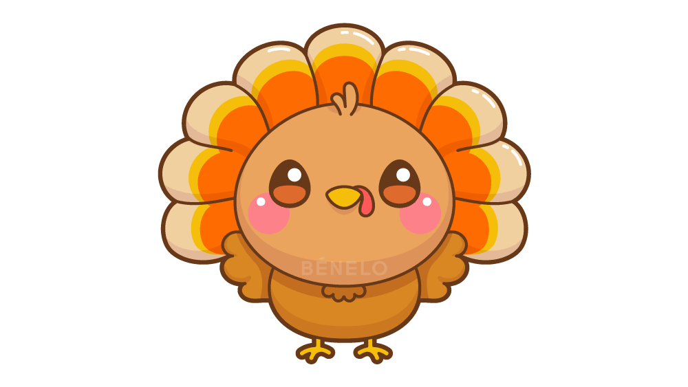 Cómo dibujar un Pavo 26